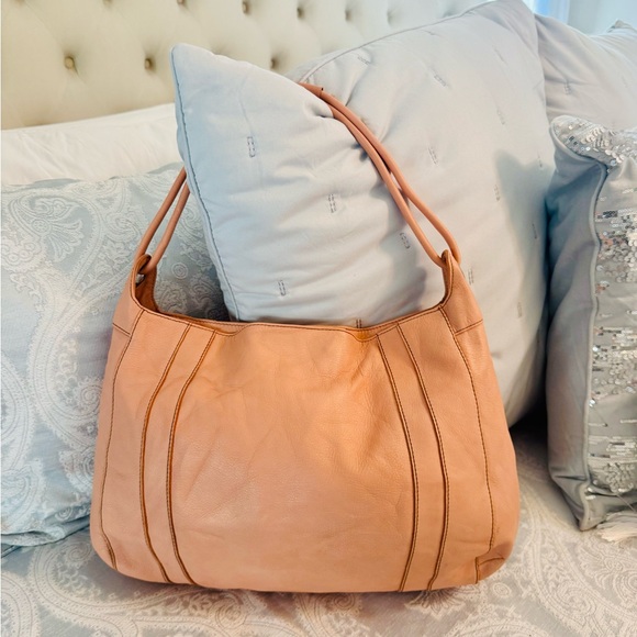 J. Jill | Bags | J Jill Peach Hobo Bag With Relaxed Design | Poshmark